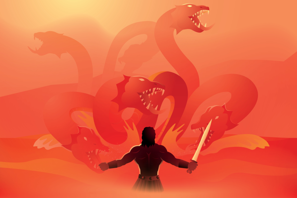 Der Mythos der Hydra von Lerna - Gedankenwelt - Griechische Mythologie